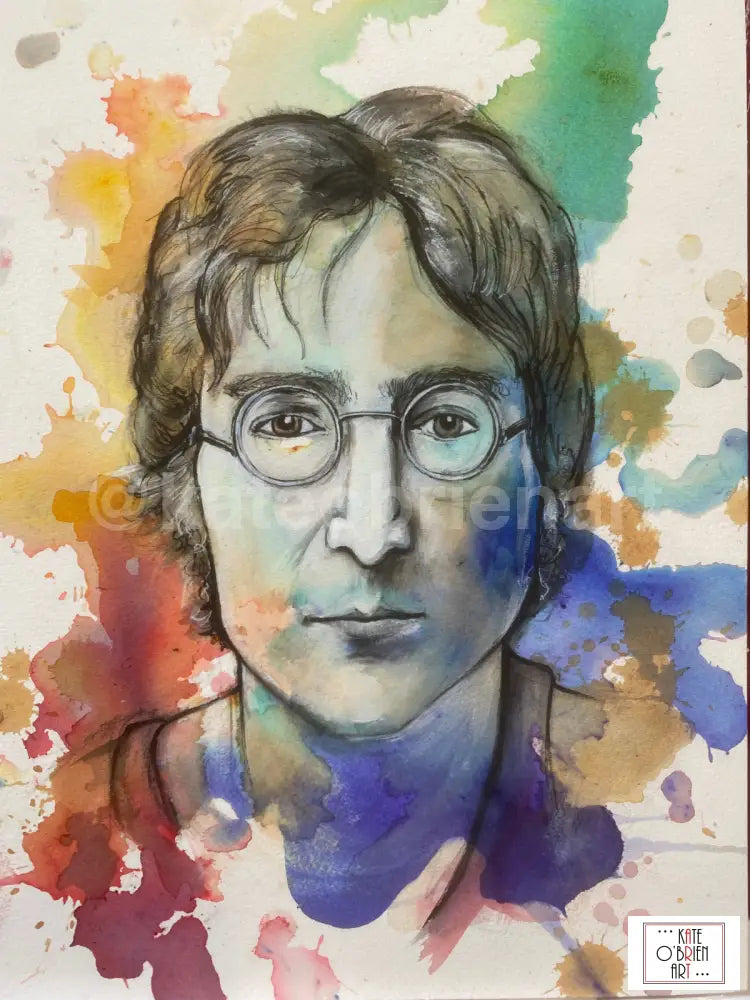John Lennon, Art Print – Kate O'Brien Art