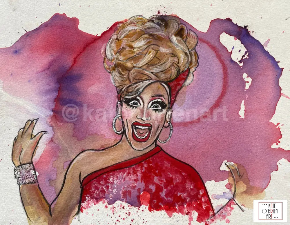 Bianca Del Rio Art Print – Kate O'Brien Art