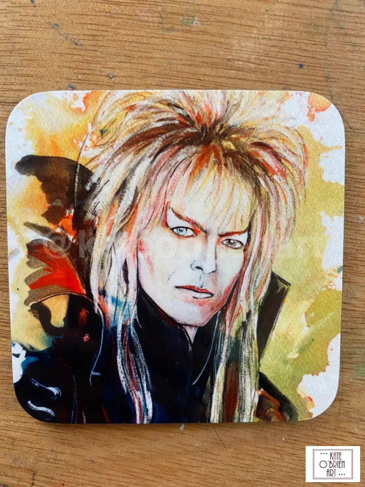 Bowie / Jareth / Labyrinth Printed wooden magnet – Kate O'Brien Art