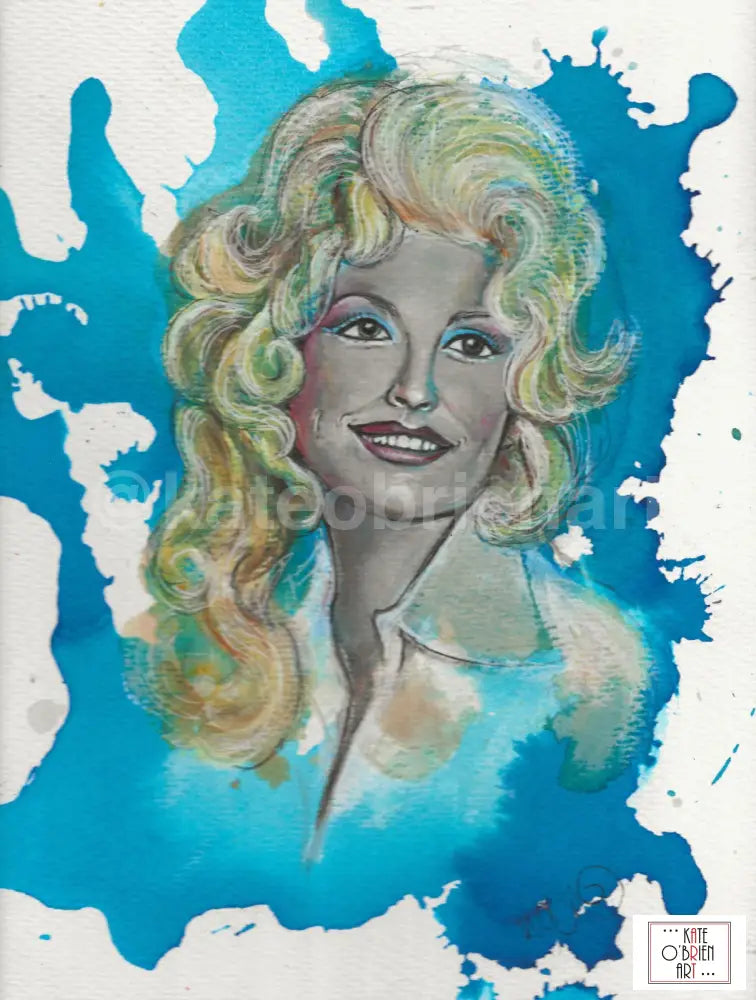 Dolly Parton Original Artwork – Kate O'Brien Art