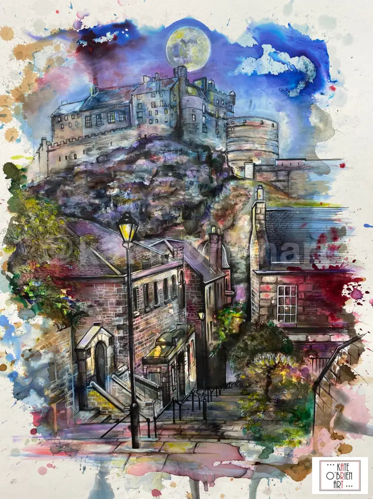 Edinburgh Art Print – Kate O'Brien Art