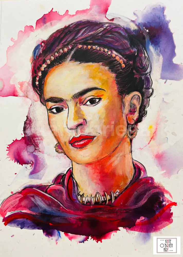 Frida Kahlo Original Artwork – Kate O'Brien Art