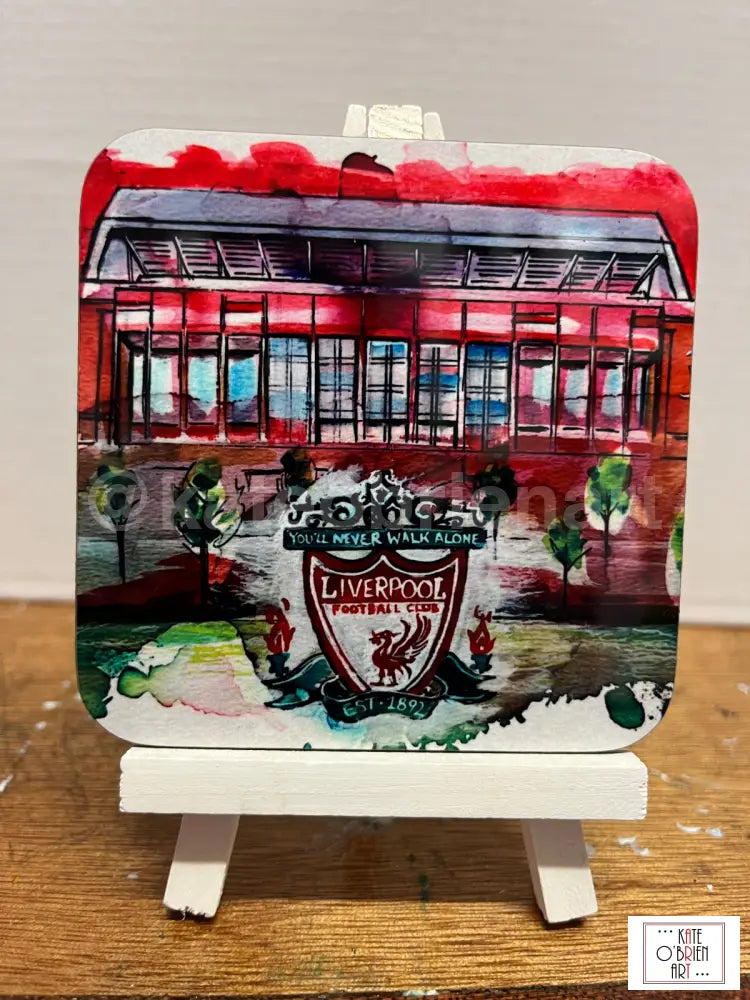 Liverpool Anfield LFC Coaster – Kate O'Brien Art