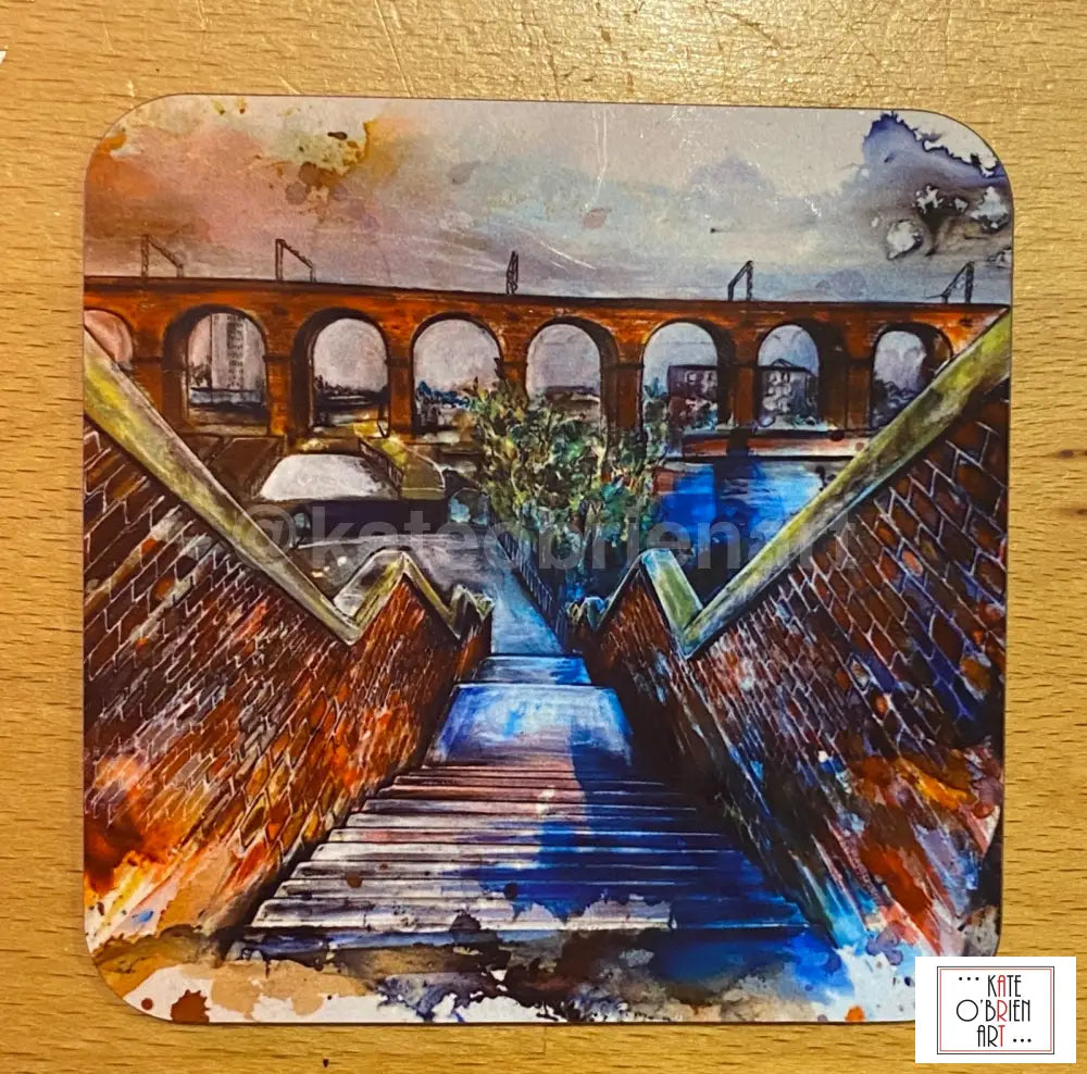 Lowry’s Steps, Stockport Coaster – Kate O'Brien Art