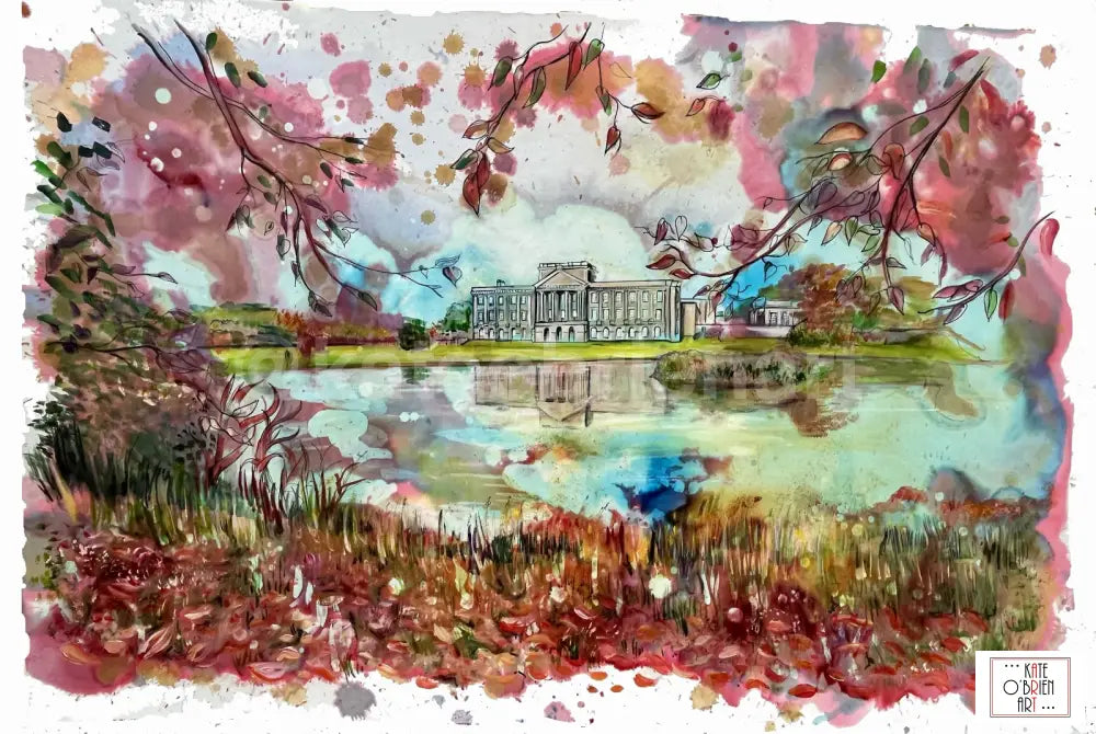 Lyme Hall, Art Print – Kate O'Brien Art